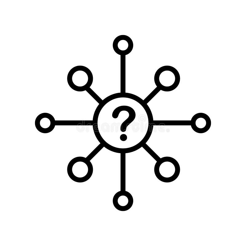 Question Icon Vector Sign and Symbol Isolated on White Background ...