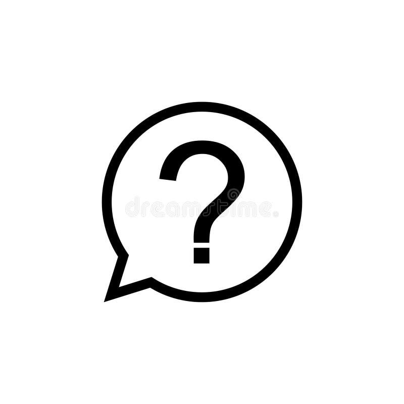 Question Icon . Question Mark Icon Vector Stock Vector - Illustration ...