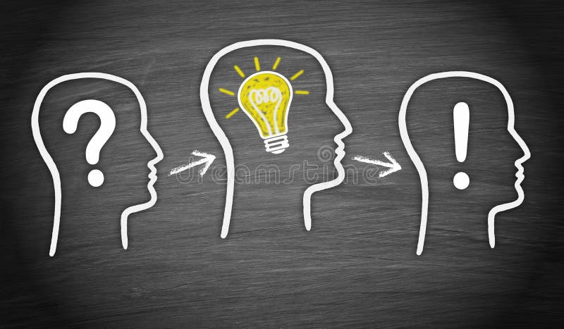 Question, Idea and Solution Stock Photo - Image of people, bulb: 35278474