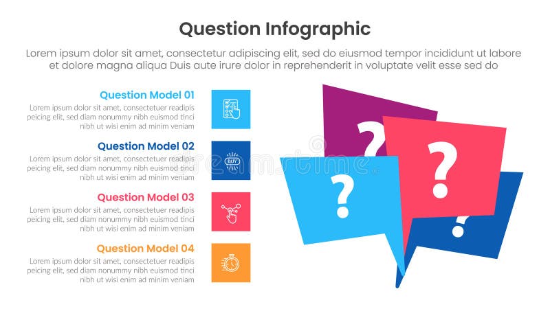 Question Infographic Template Banner with Callout Discussion Badge and ...