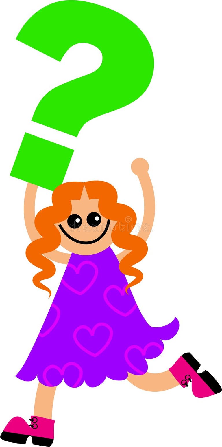 Little Girl Questioning Stock Illustrations – 19 Little Girl ...