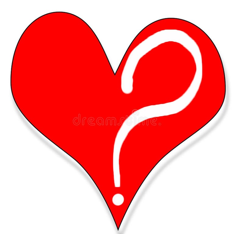 Love Heart Question Mark Stock Illustrations – 2,320 Love Heart ...