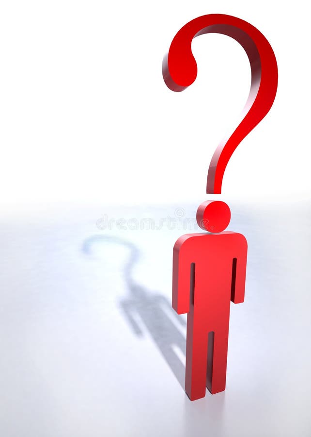 Question man stock illustration. Illustration of question - 31425159