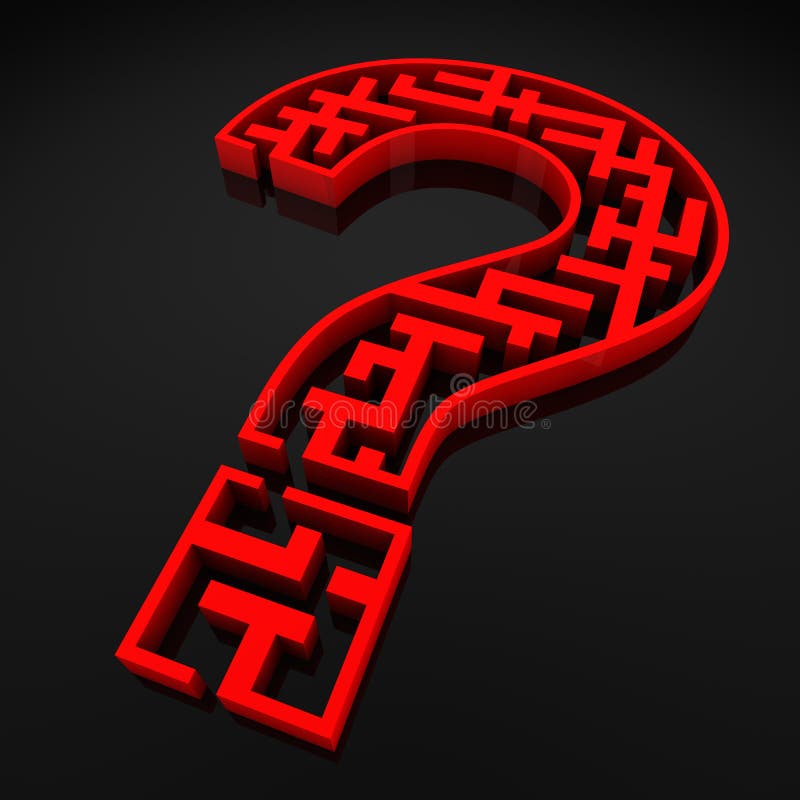 Question Mark stock illustration. Illustration of mark - 9385560