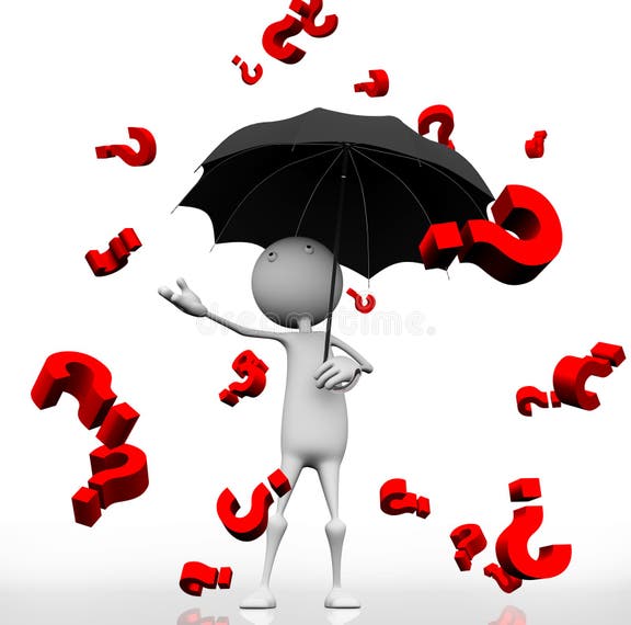 Question mark stock illustration. Illustration of rain - 19153572