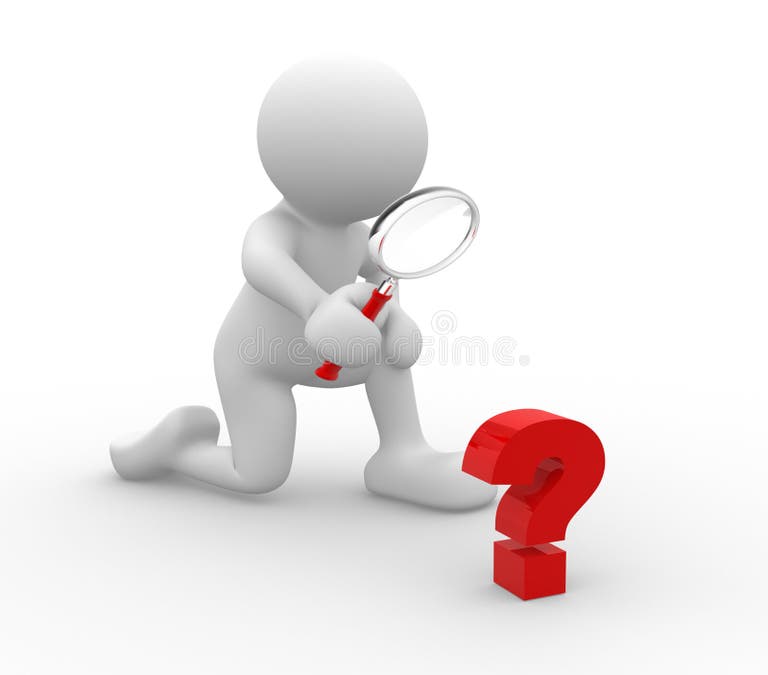 Question Mark Magnifying Glass Stock Illustrations – 3,115 Question ...