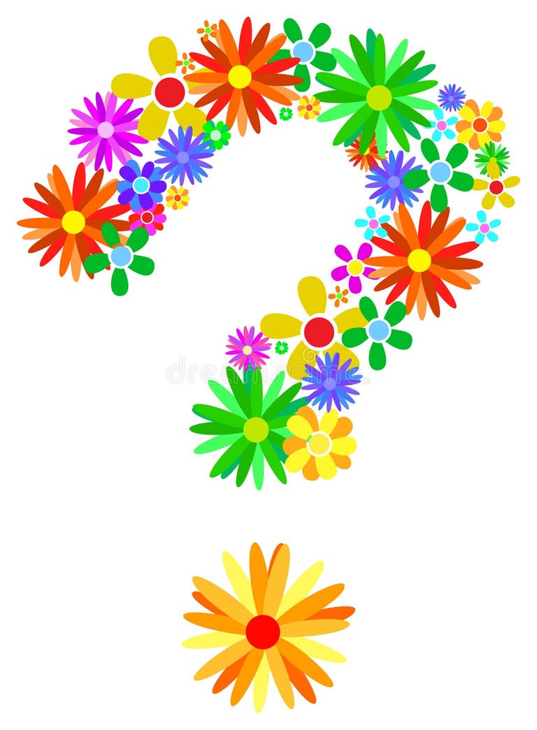Floral Question Mark Stock Illustrations – 488 Floral Question Mark ...