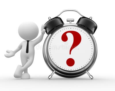 Clock Mark Question Stock Illustrations – 7,200 Clock Mark Question ...