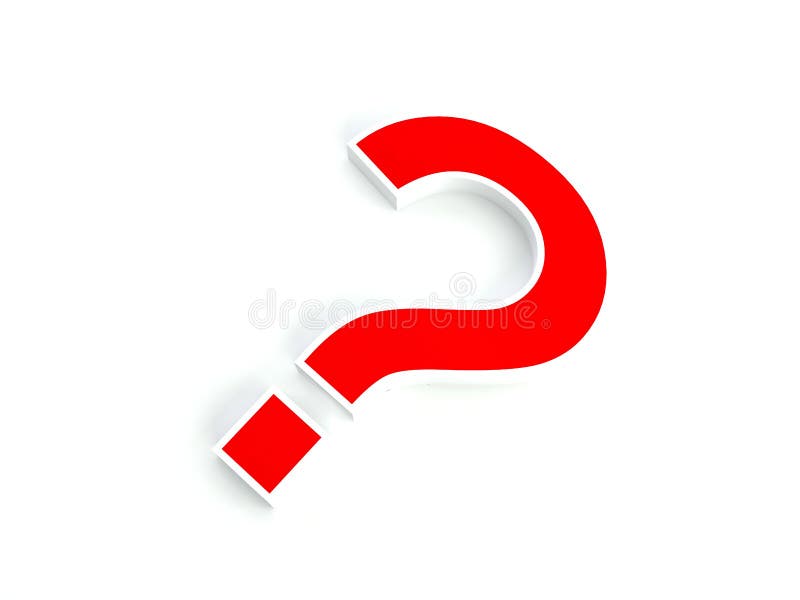 Red question mark stock illustration. Illustration of sign - 19303187