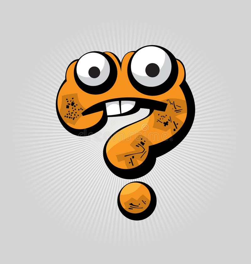 Question Mark Eye Stock Illustrations – 640 Question Mark Eye Stock ...