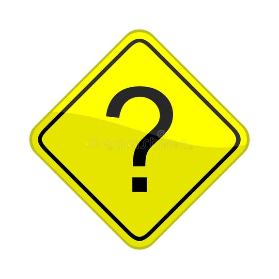 Question Mark Traffic Sign Stock Illustrations – 824 Question Mark ...