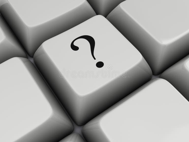 Computer Keyboard Mark Question Stock Illustrations – 572 Computer ...