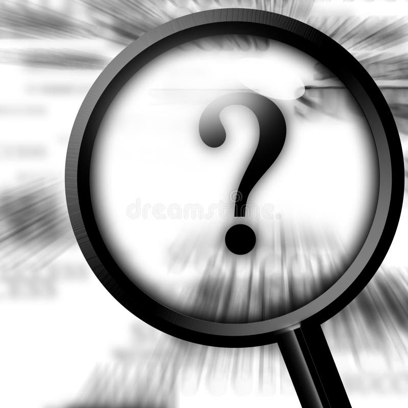 Question mark stock illustration. Illustration of tank - 7013332