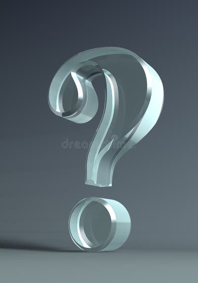 Transparent Glass Question Mark Stock Illustrations – 855 Transparent ...