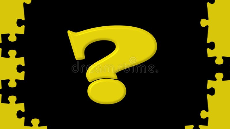 Question Mark Animation Background Motion Graphics Abstract Puzzle ...