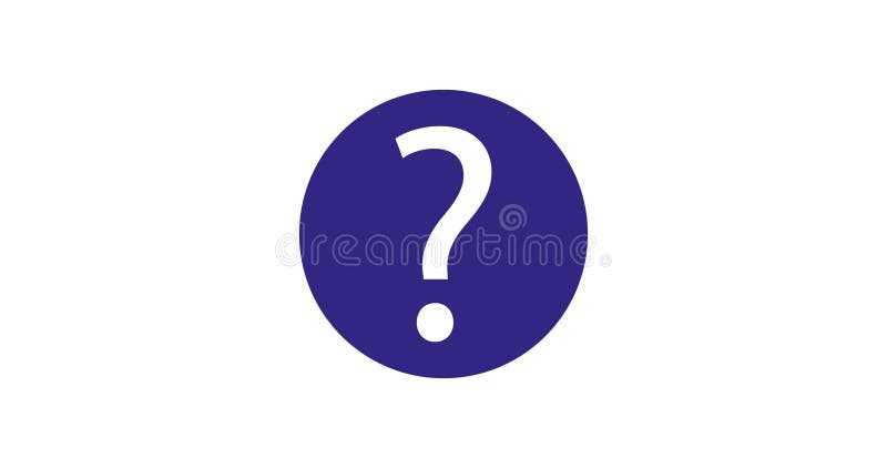 Question Mark Animation. Motion Graphic Design. Alpha Channel. Stock ...
