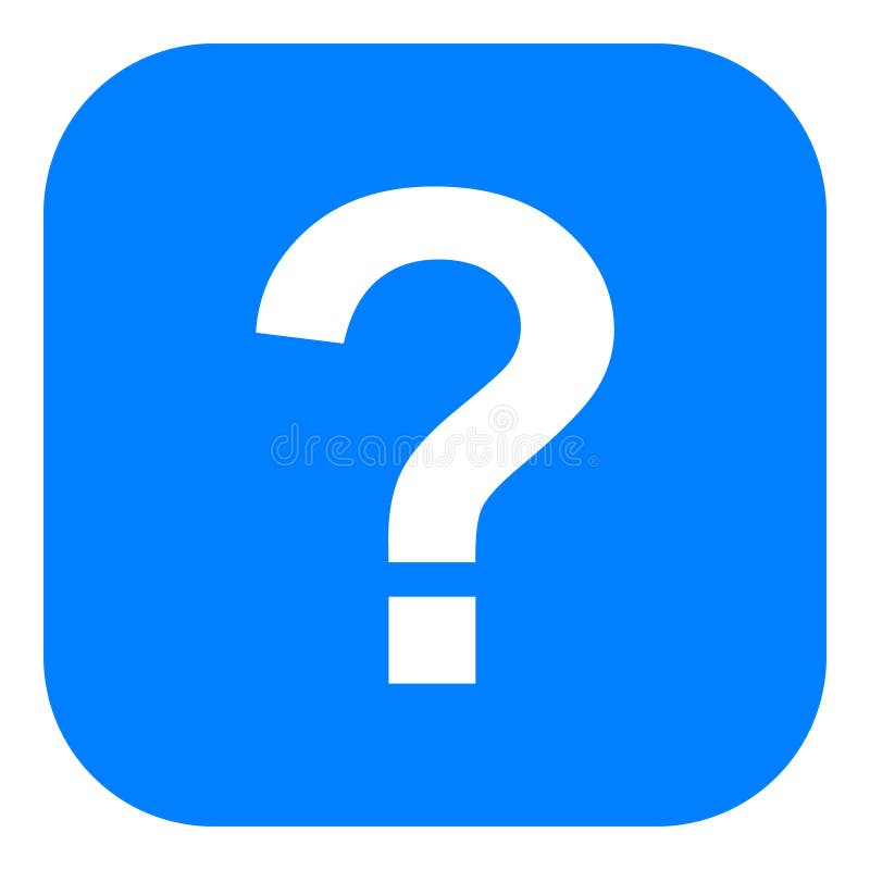 Question mark and app icon stock vector. Illustration of rounded ...