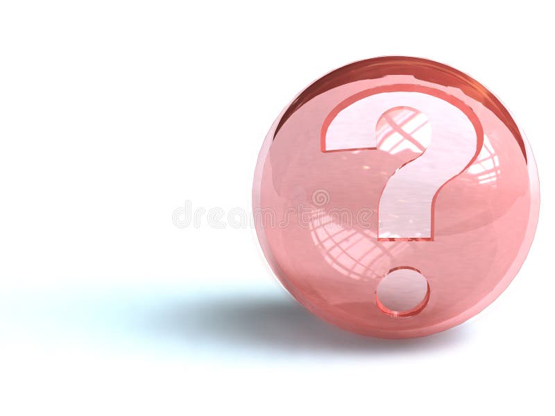 Question mark on ball stock illustration. Illustration of ornament ...