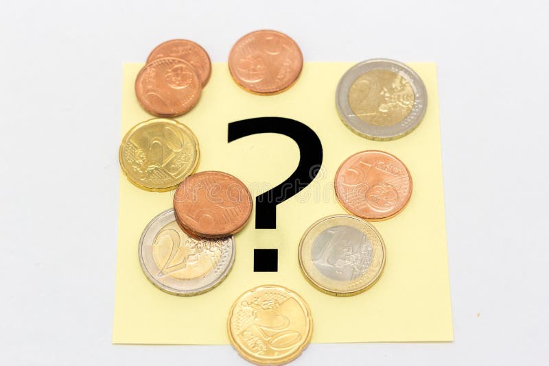 Question Mark Behind the Money Stock Photo - Image of mitigate ...