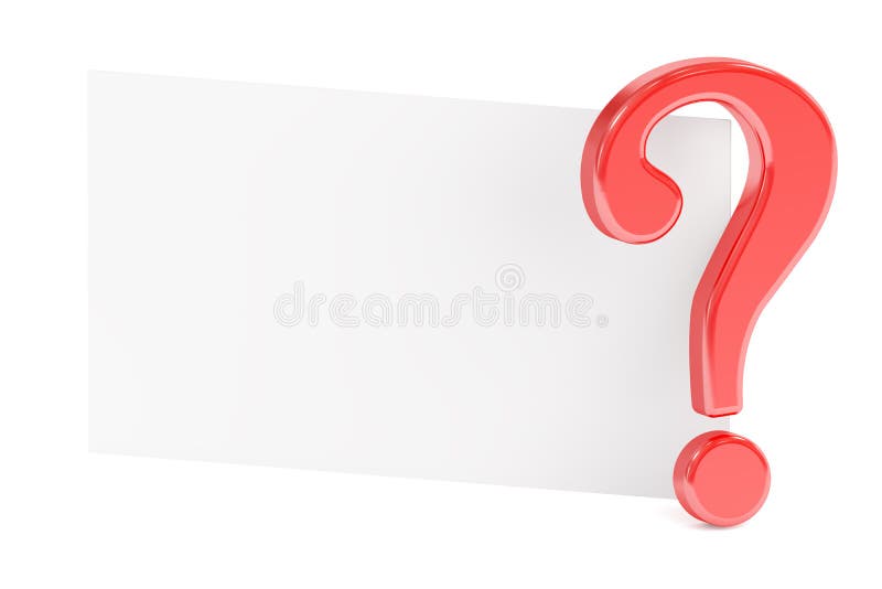 Blank Card Question Mark Stock Illustrations – 211 Blank Card Question ...