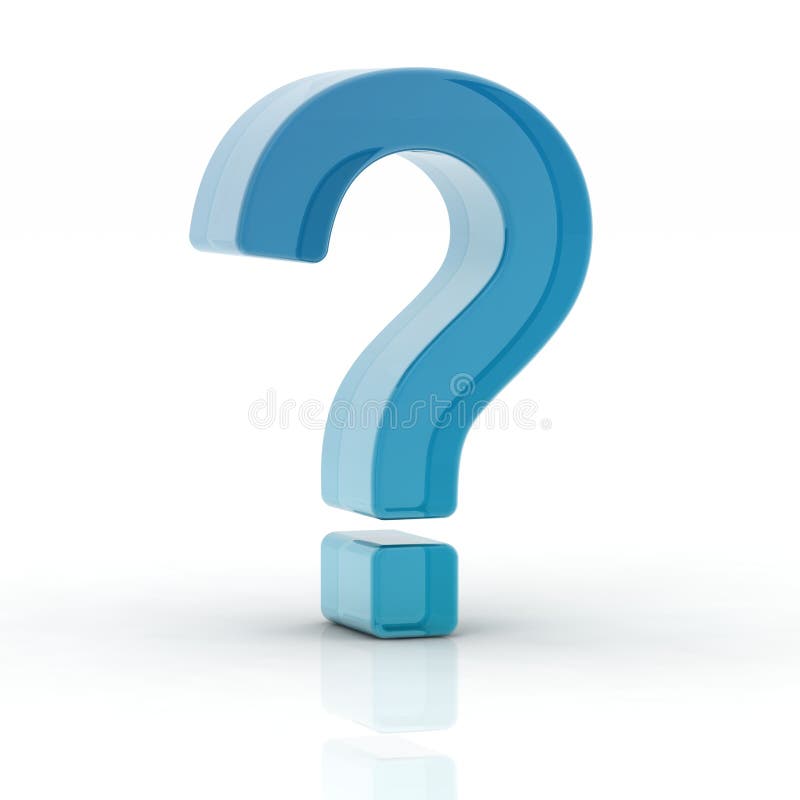 Question mark stock illustration. Illustration of blue - 47002363