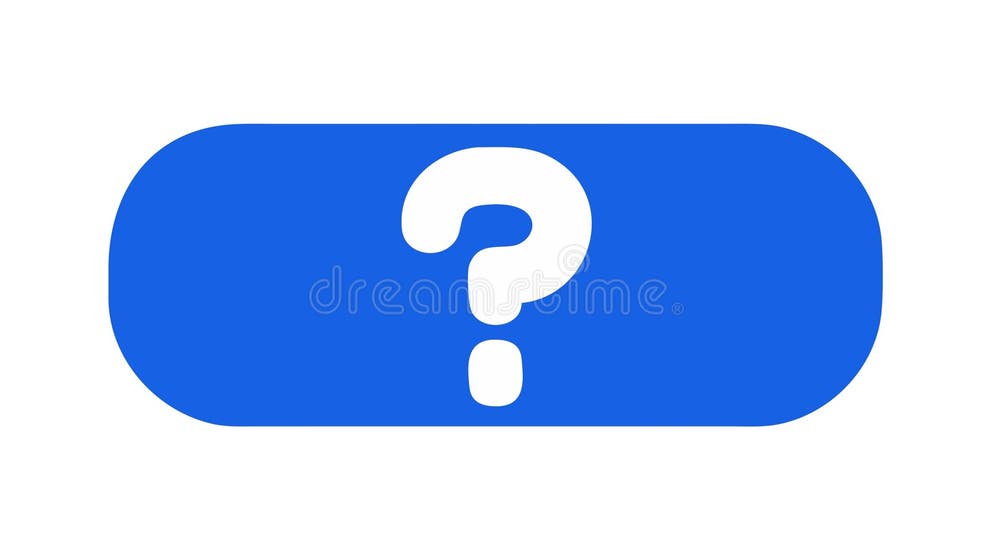 Question Mark in Blue Speech Bubble Icon, Vector Design Generative AI ...