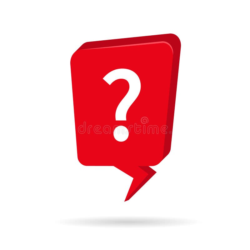 Quiz Poll Mark Icons. Questionnaire Signs Cartoon Flat Bubble Speech ...