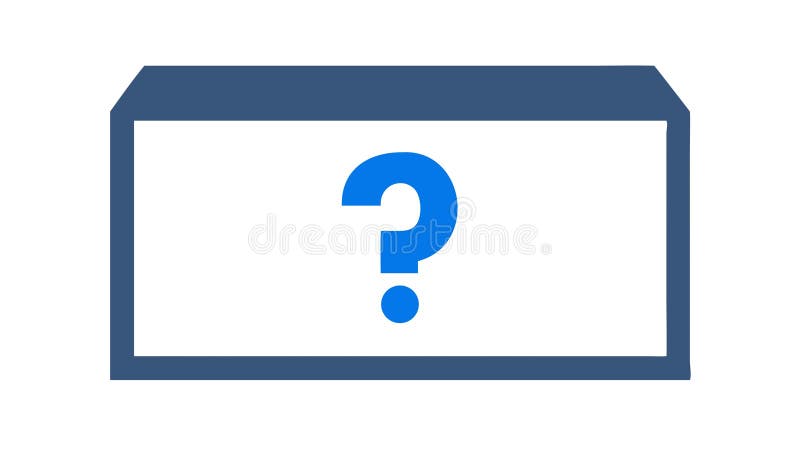 Question Mark Box Help Support Flat Design UI UX Icon, Vector Design ...
