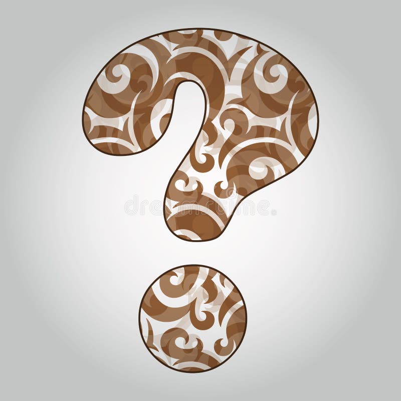 Question mark stock vector. Illustration of abstract - 36002064