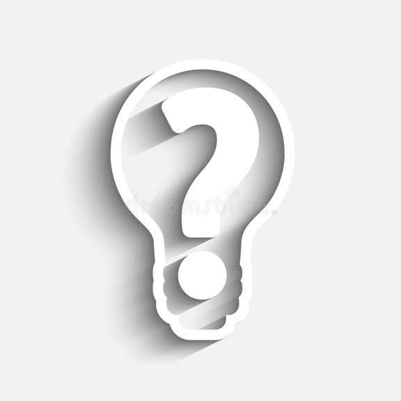 Cartoon Light Bulb Question Mark Stock Illustrations – 981 Cartoon ...