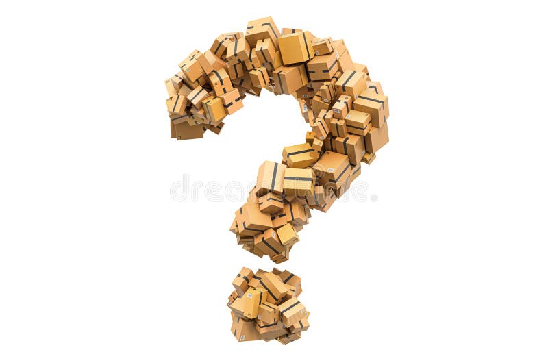 Question Mark from Copper Pipes, 3D Rendering Stock Illustration ...