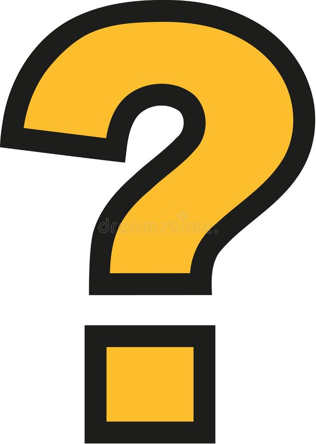 Question mark cartoon stock vector. Illustration of help - 107188327