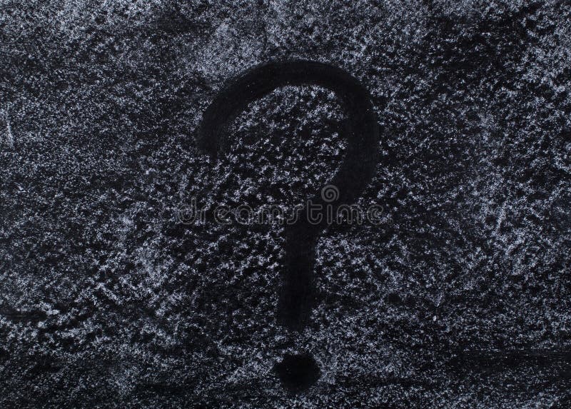 Question Mark on Chalkboard Stock Photo - Image of sign, questionmark ...