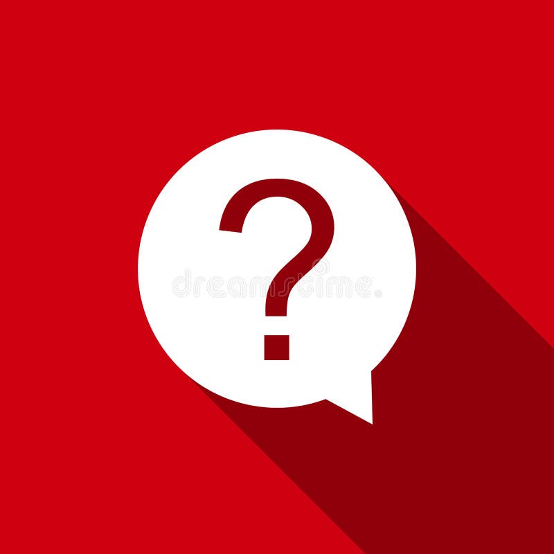 Question Mark in Circle Icon Isolated. Hazard Warning Symbol Stock ...