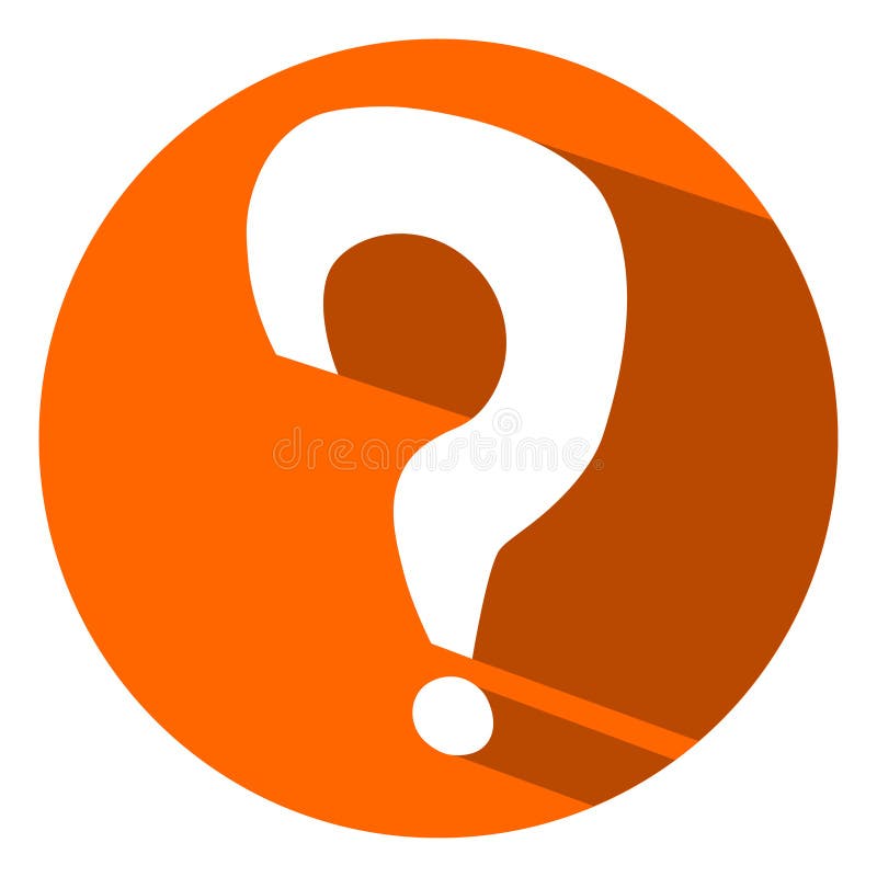 Cartoon Question Mark Ponder Stock Vector - Illustration of funny, mark ...