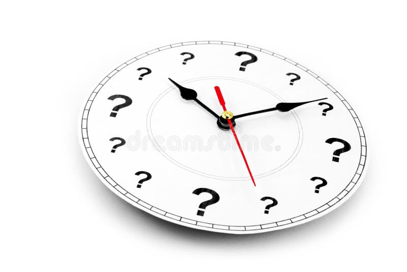 Question mark clock stock photo. Image of black, business - 2127124