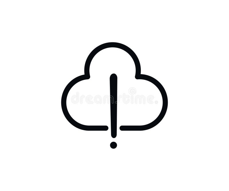 Question Mark Cloud Icon Vector Logo Template Stock Vector ...