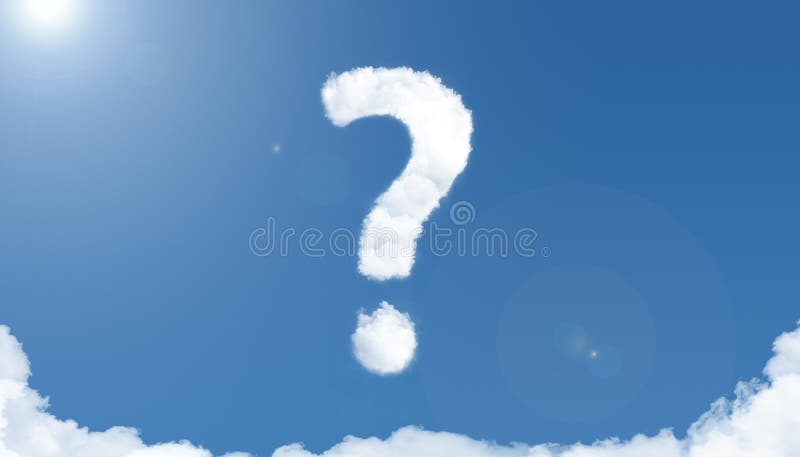 Question mark cloud sky stock photo. Image of search - 125697624 Question mark cloud sky stock photo. Image of search - 125697624