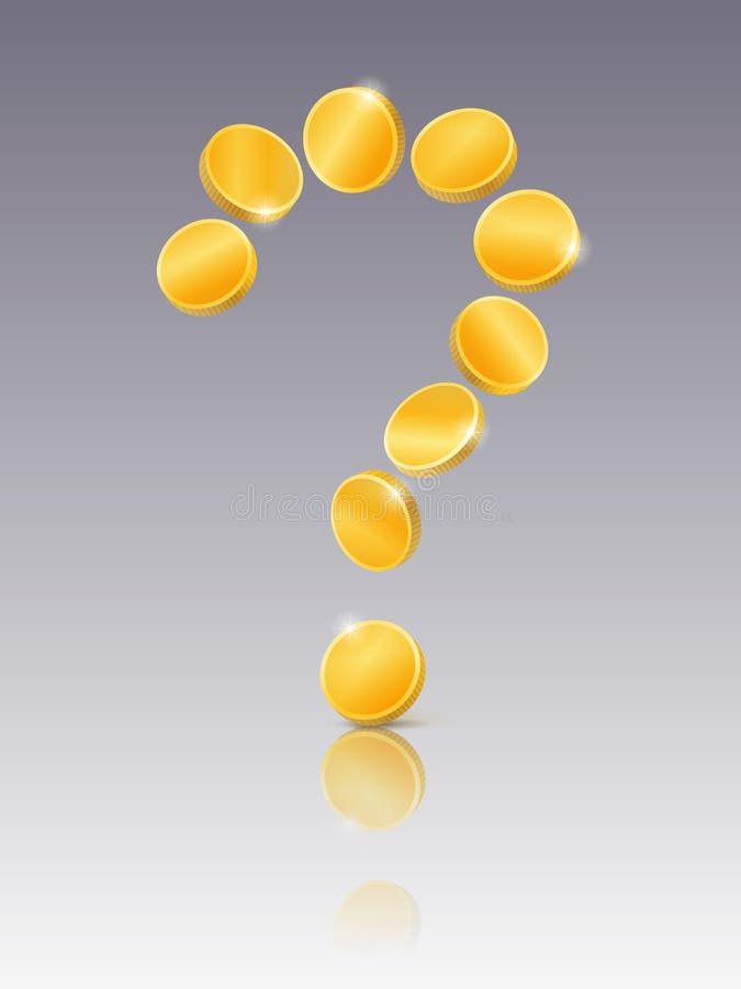Question Mark Coins Stock Illustrations – 477 Question Mark Coins Stock ...