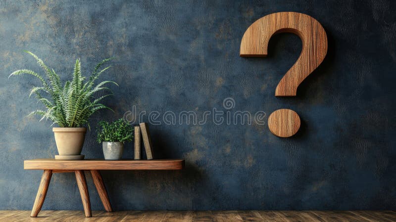 Question Mark Concept with Empty Copy Space for Design Stock ...