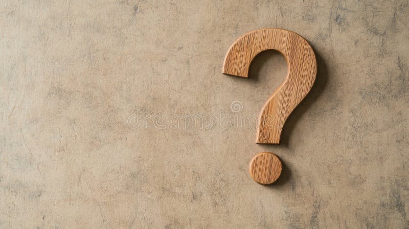 Question Mark Concept with Empty Copy Space for Design Stock ...