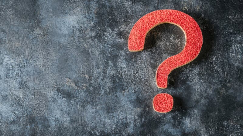 Question Mark Concept with Empty Copy Space for Design Stock ...