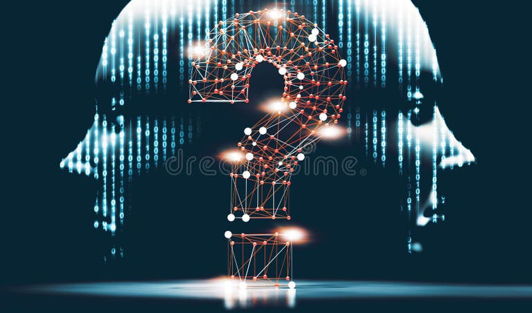 Question Mark and Concept of Science and Technology. Questions and ...