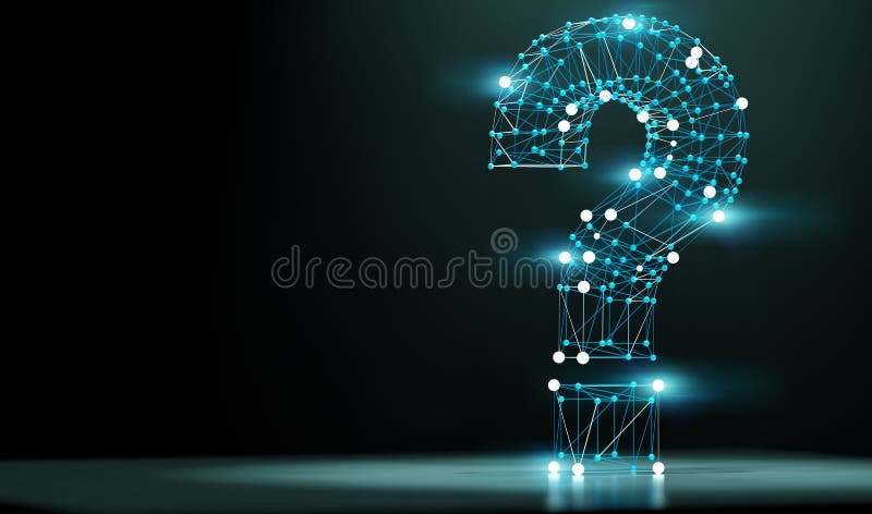 Question Mark and Concept of Science and Technology. Questions and ...