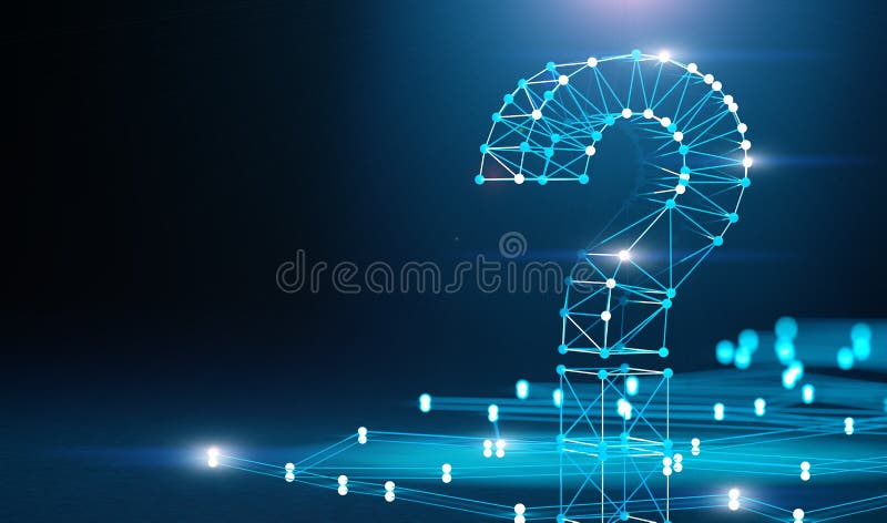 Question Mark and Concept of Science and Technology. Questions and ...