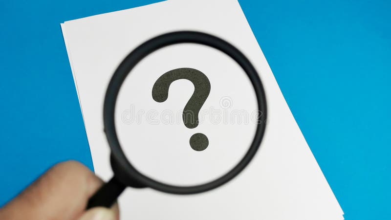 Question Mark Concept. White Paper with Question Mark Symbol and ...