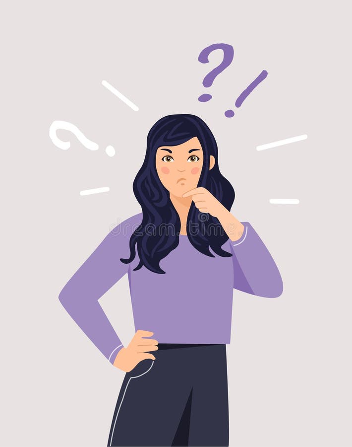 Question mark concept stock vector. Illustration of cartoon - 244445258