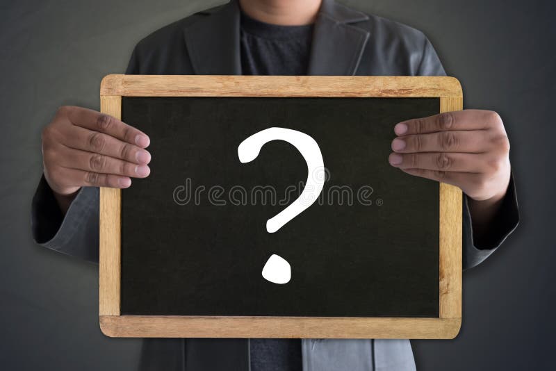Question Mark Confusion in Training Meeting Question Concept Stock ...