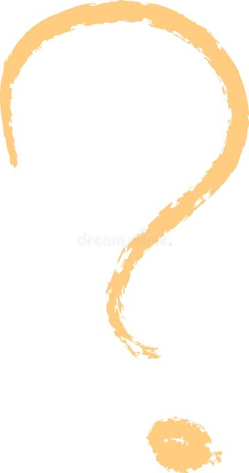 Question Mark Crayon Hand Drawn Stock Vector - Illustration of marker ...