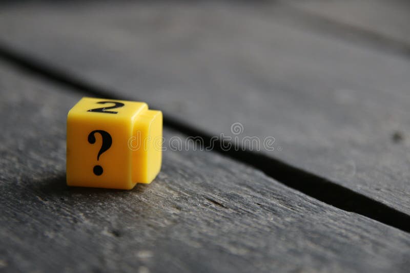 Question Mark Concept, Inscription on Yellow Cubes Stock Image - Image ...